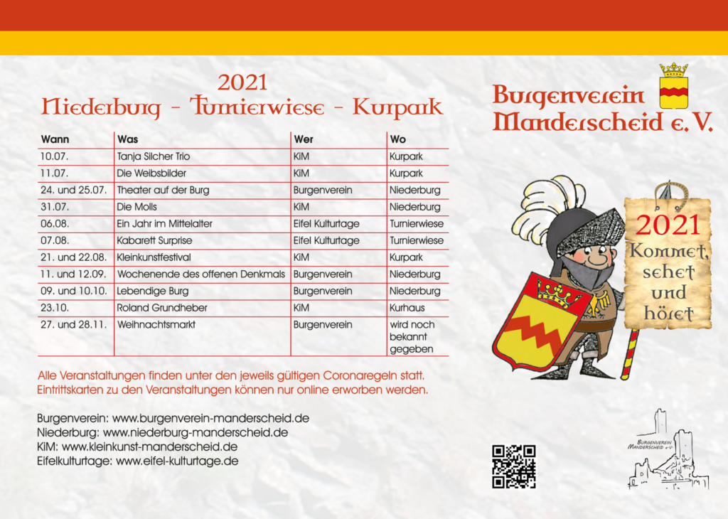 Veranstaltungskalender – Manderscheider Burgen